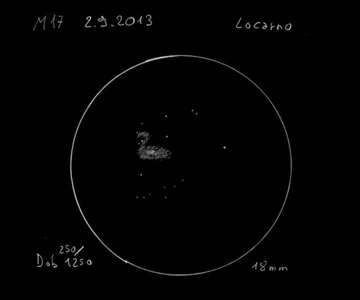 Pianeti e Stelle: M17 - Nebulosa Omega