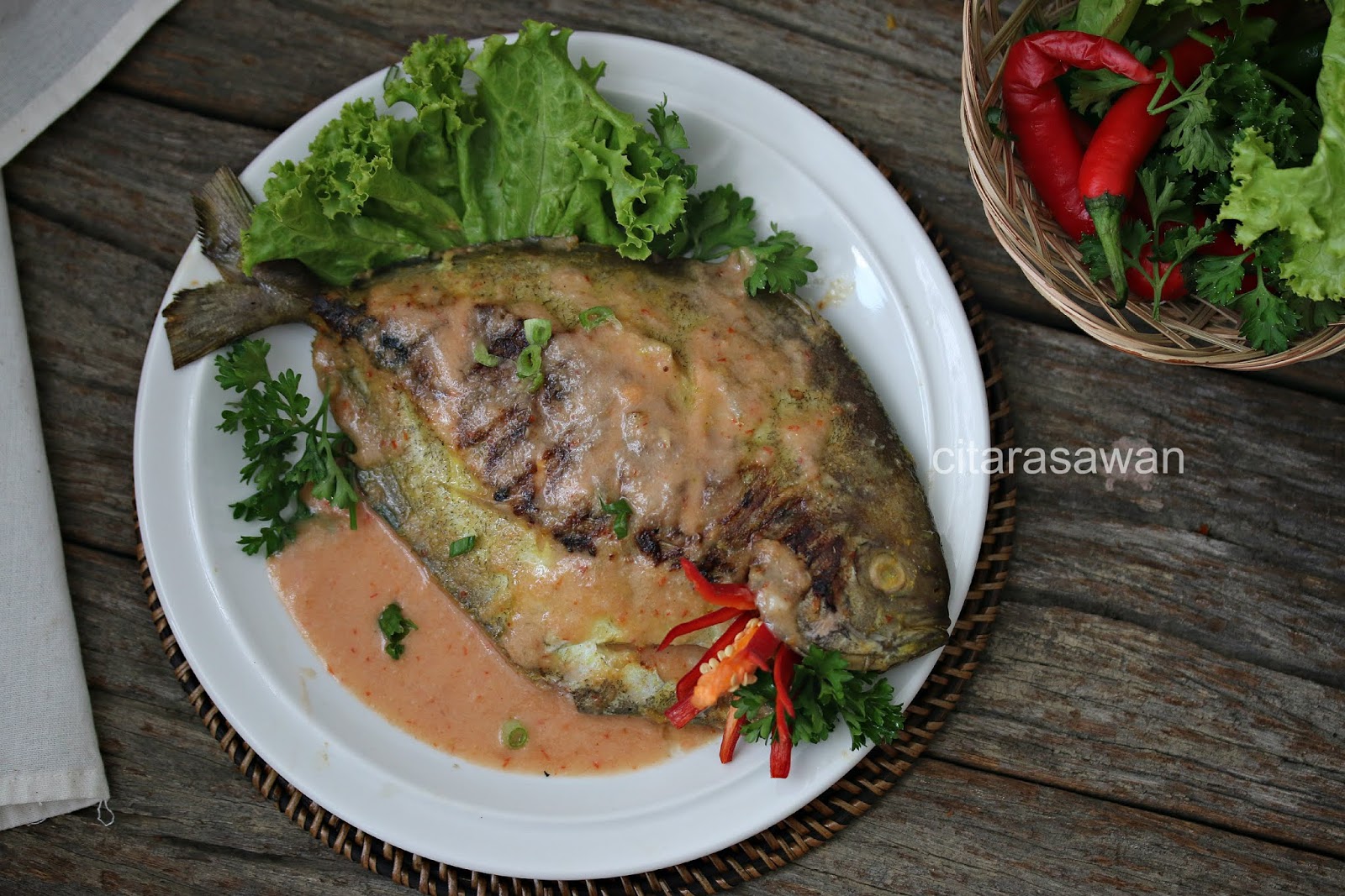 Ikan Percik Bawal Hitam ~ Resepi Terbaik