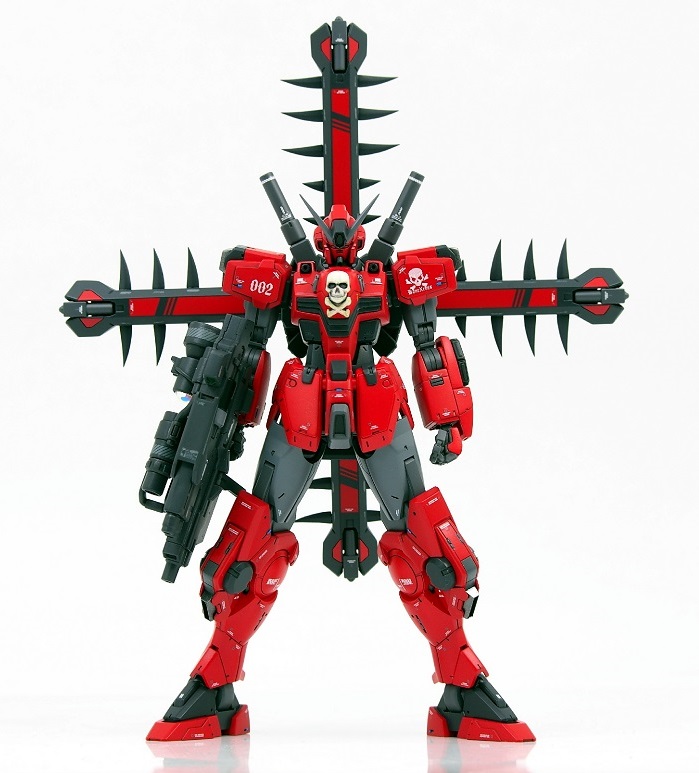 GUNDAM GUY: HGBF 1/144 Crossbone Maoh Gundam Kai [SALAMANDER] - Custom ...