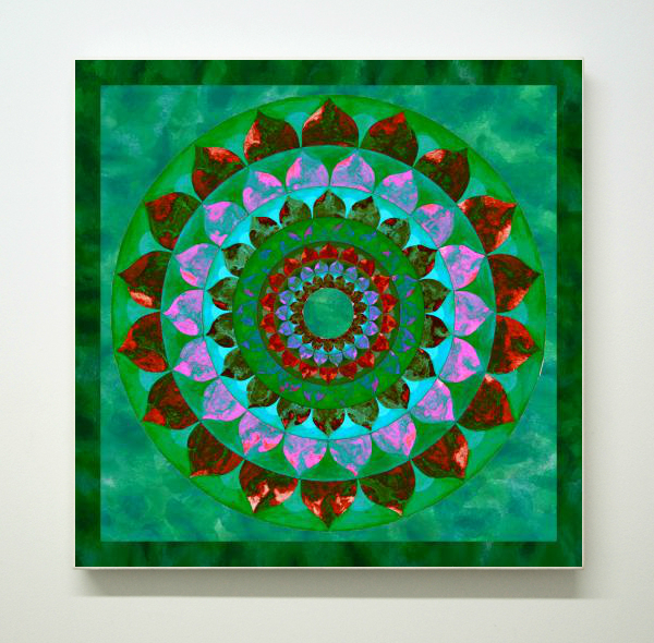 Mandala paintings : Mandala on canvas