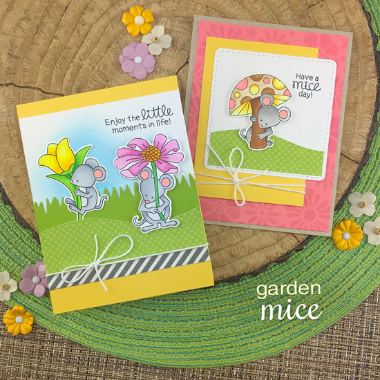Newton's Nook Designs: March Reveals - Day 4 - Garden Mice Stamp Set