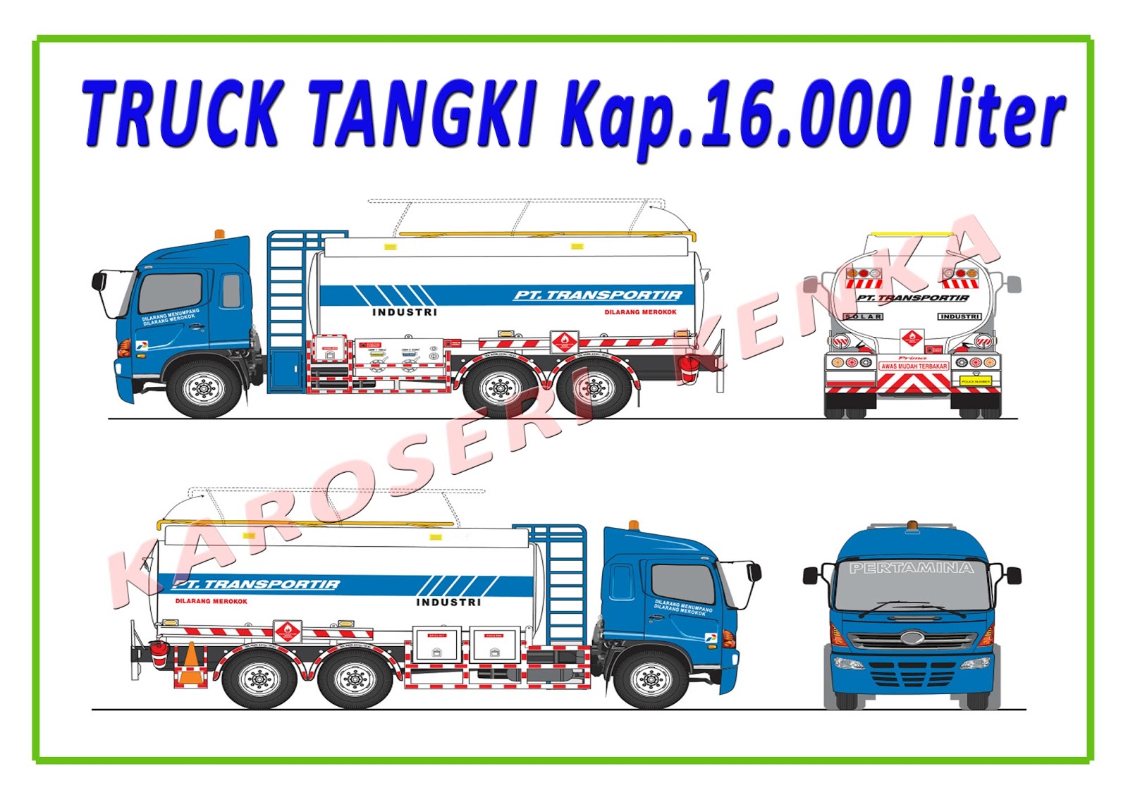 Inilah Truck Tangki Air