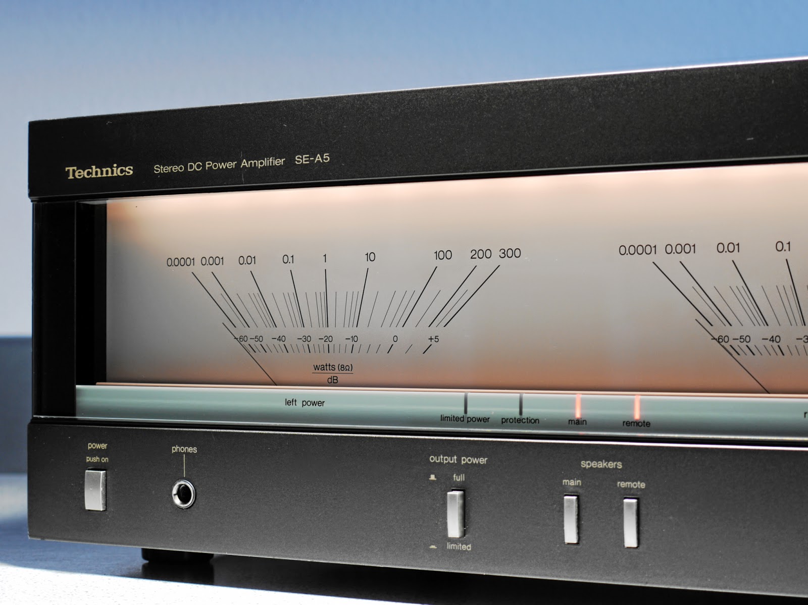 Golden Age Of Audio: Technics SE A5 Stereo Power Amplifier 1979