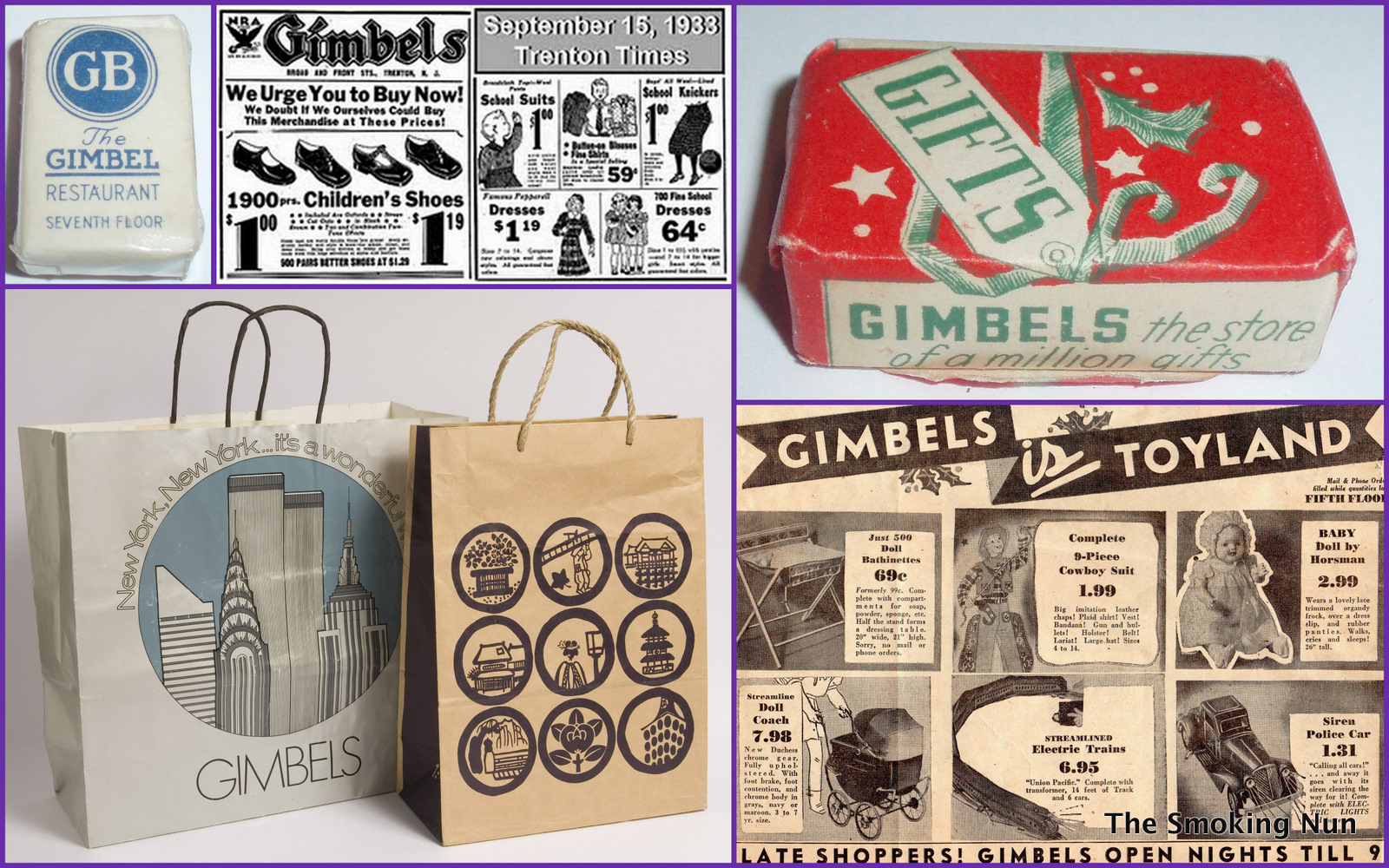 NYC Vintage: NYC Vintage Image Of The Day: Gimbels Department Store