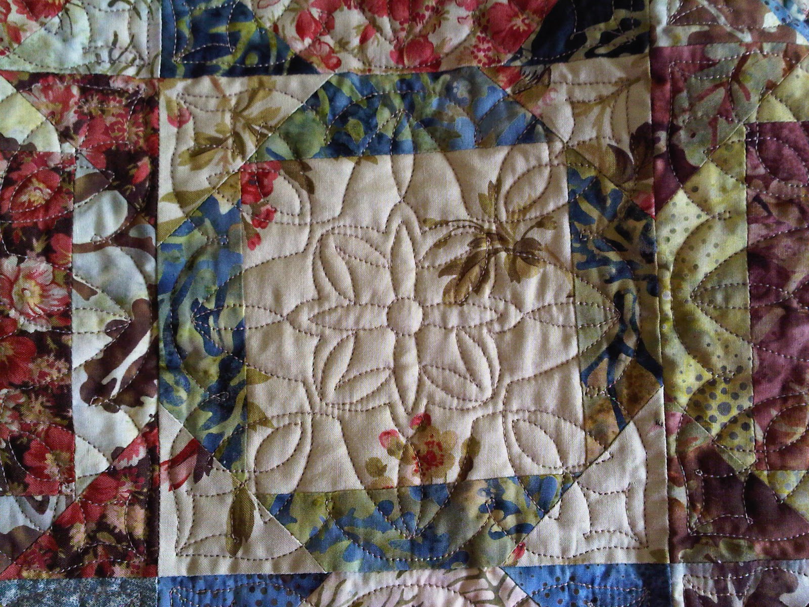 Quilting Chemist: Hexie Flower, 12 Inch Mini Swap, Cristmas Through the ...