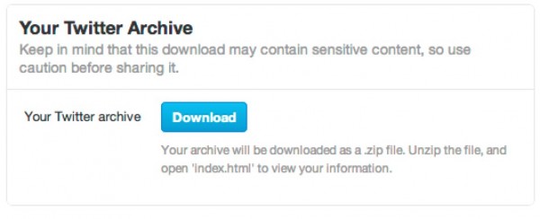 HOW TO : Download and Read Your Twitter Archive on Your Computer ...