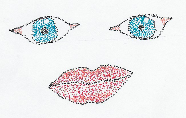 Geometry and Arts: 2016-17. P5. Pointillism. Student practices