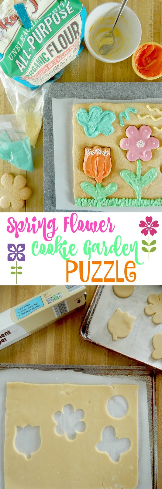 Spring Flower Cookie Garden Puzzle | Ally's Sweet & Savory Eats