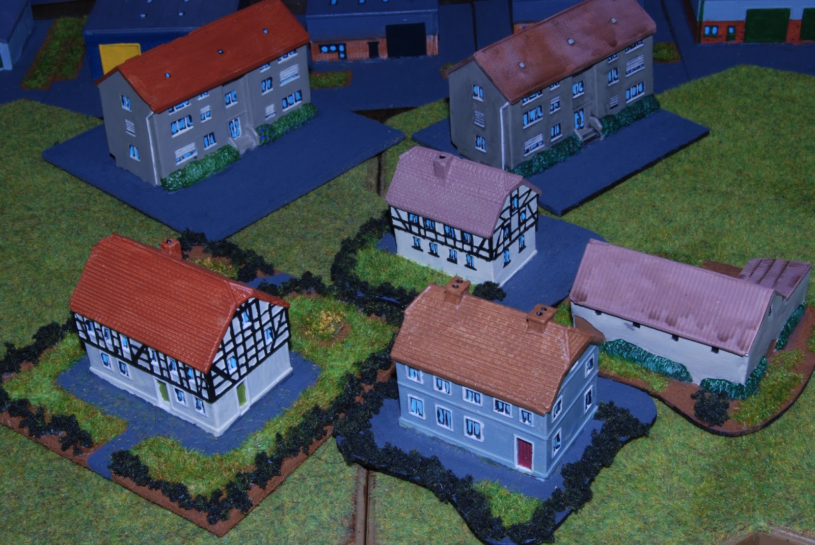 sediment's wargame blog: 6mm Modern Timecast buildings finished
