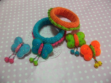 Ana7artes: Ideias em feltro e crochet...