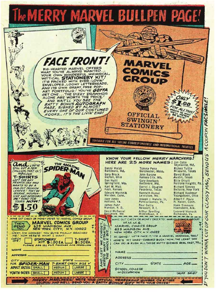Barry's Pearls of Comic Book Wisdom: Marvel's In-House Ads from the ...