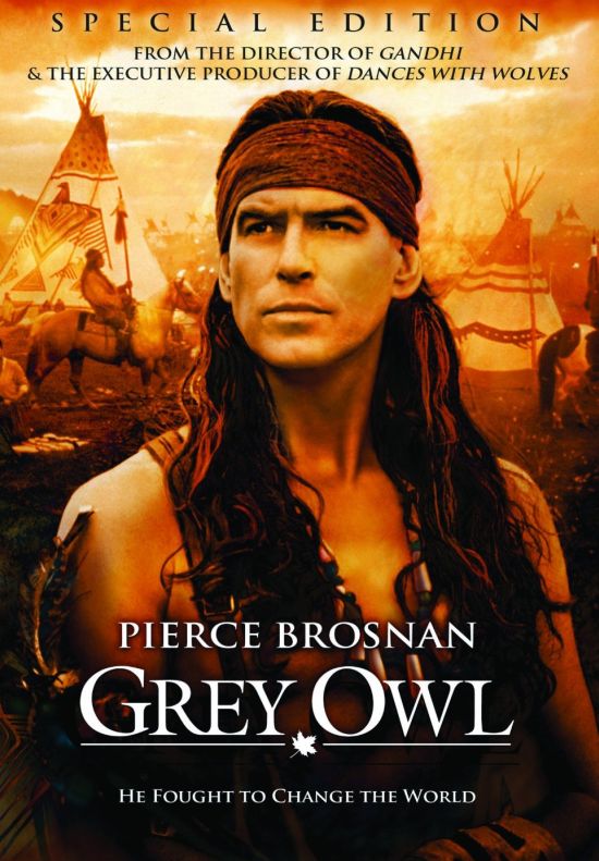 Favorite Hunks & Other Things: Pierce Brosnan in Grey Owl