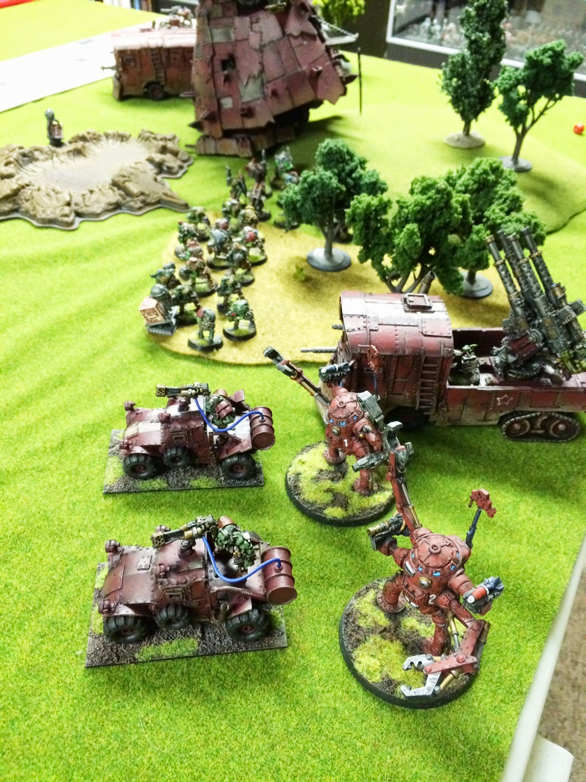 Fawcett Avenue Conscripts: Big Stompy Robots - 40K Battle Report