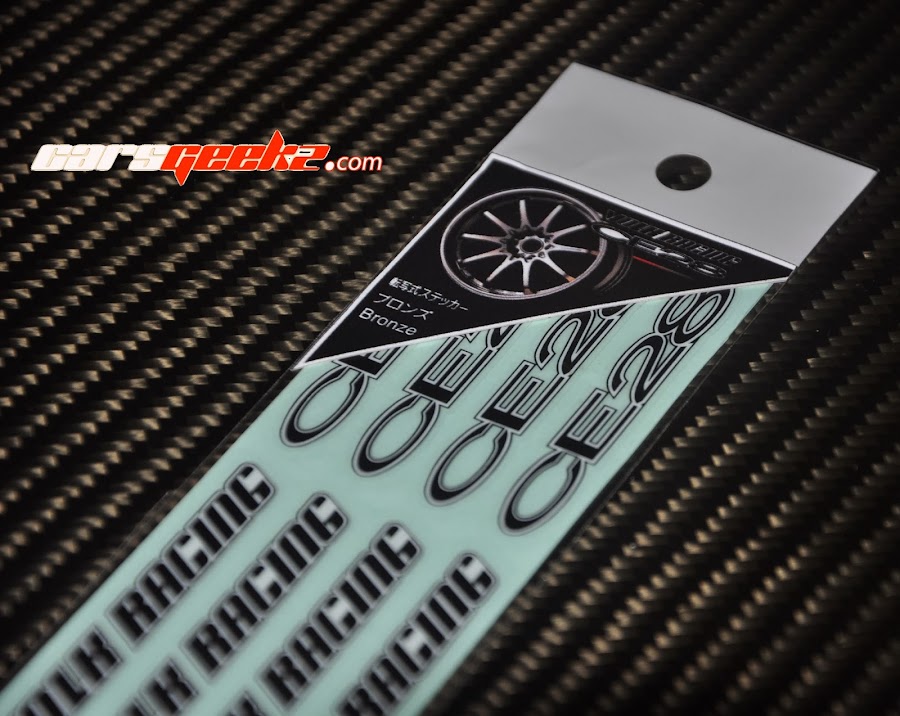 Volk Rays - CE28 Bronze and Blue Stickers - Autodecals Racing Store Online