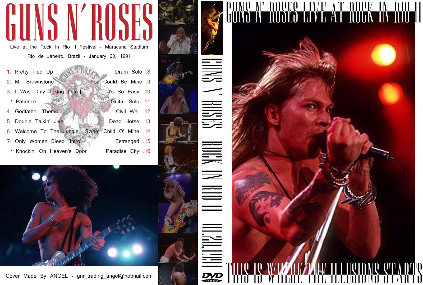 Hard n' Heavy Bootlegs Trader: GUNS N' ROSES - LIVE IN ROCK IN RIO II ...