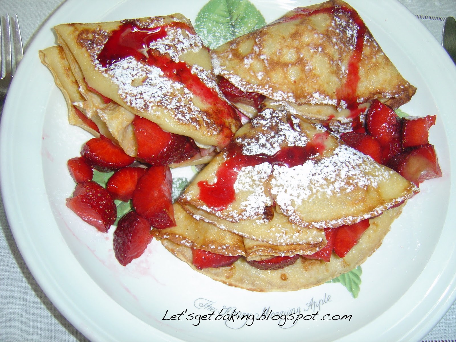 Let's get baking: CRÊPES CON FRESAS