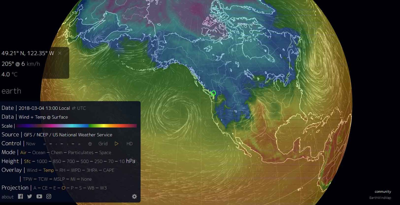 Blog Borg Collective: 'Global Map of the Wind' Track the next Simushir ...