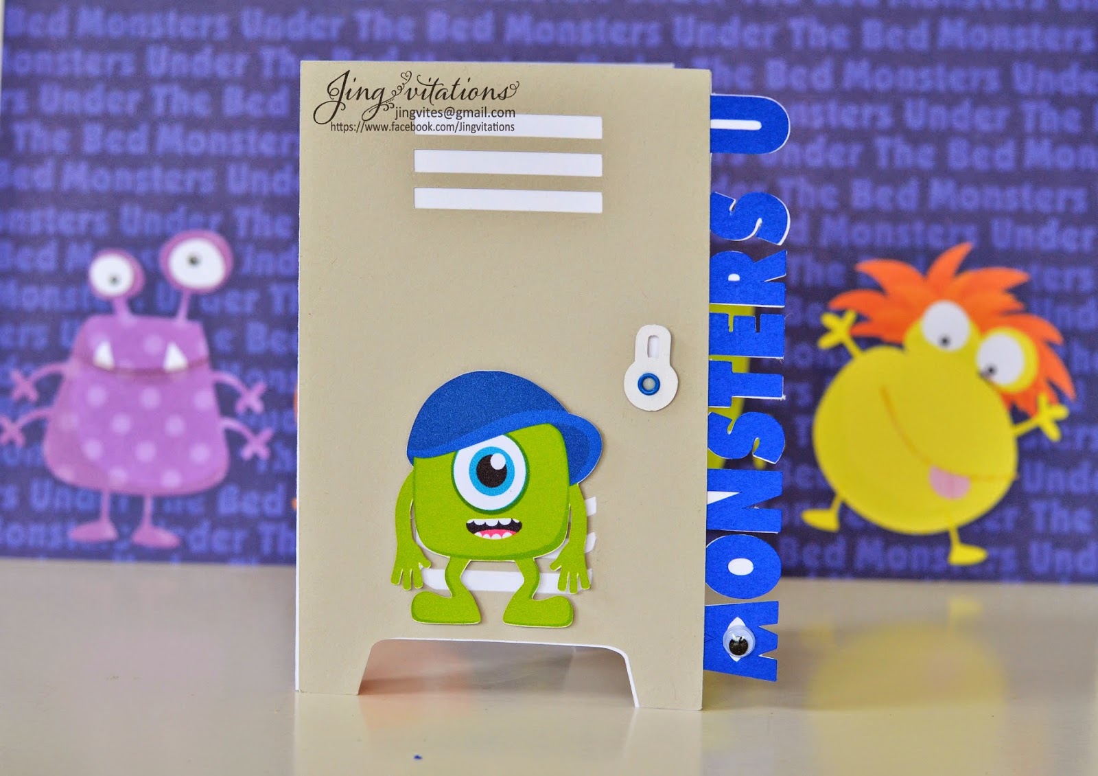 Jingvitations: Monster University Back to School Invitations