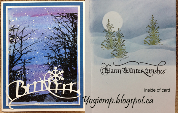 Art with Yogi: MC Oct/16 - Winter Sky - ECD Brrrr - Warm Winter WIshes