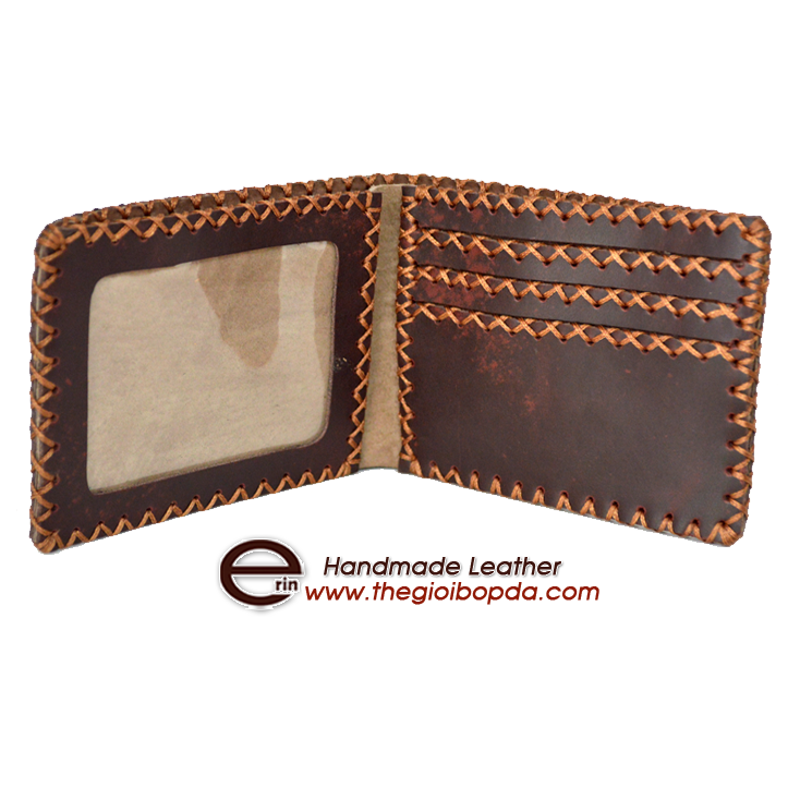 Ví da nam nữ handmade: Mẫu thời trang Ví da handmade da ngựa