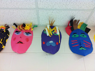 ChumleyScobey Art Room: 2nd Grade: Paper Mask/Sculpture
