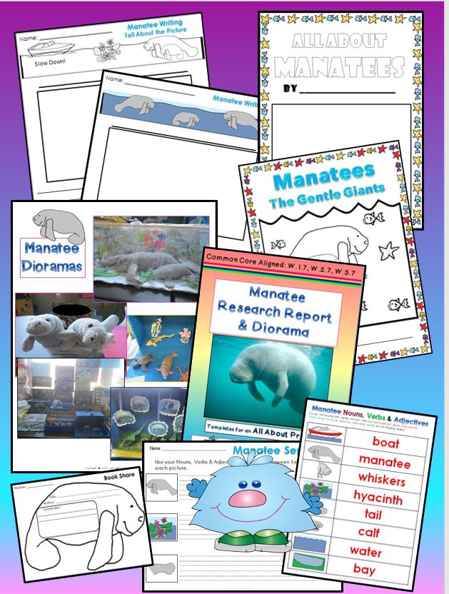 Laugh and Learn with Silly Sam: Manatees! A Wonderful Unit to Explore!