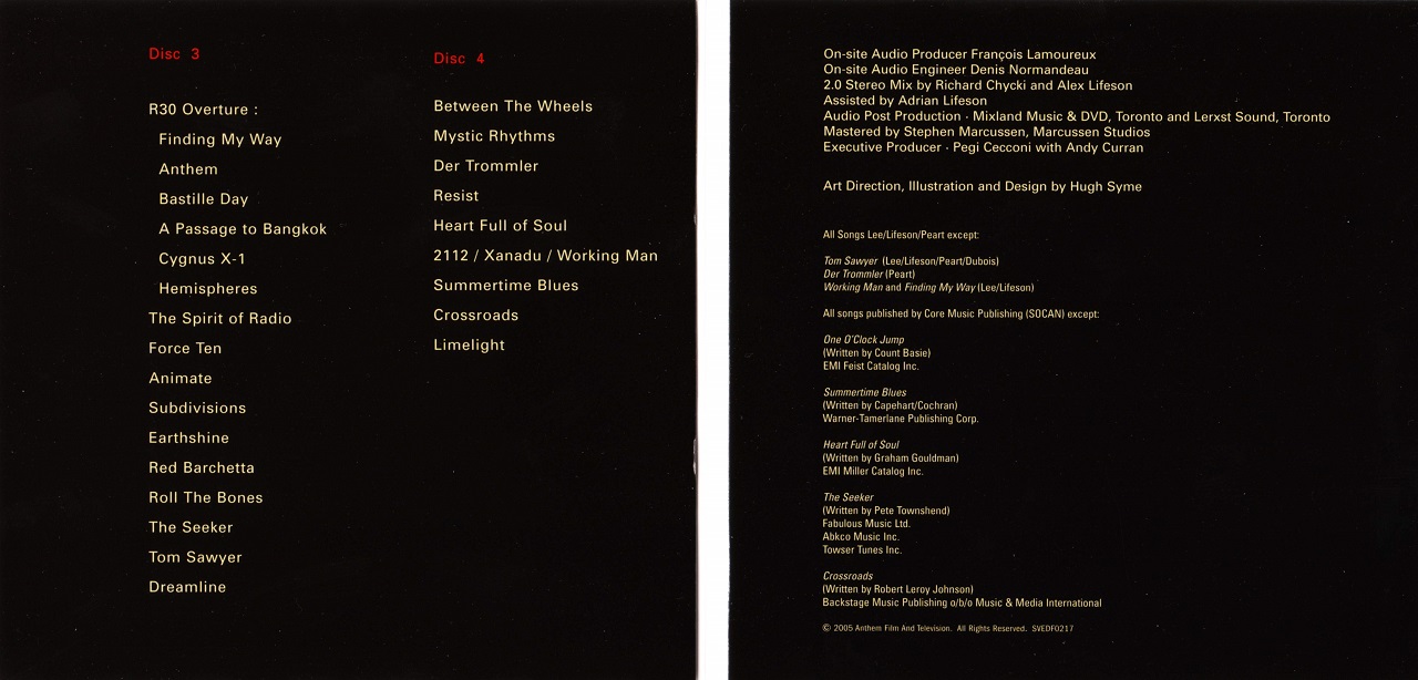 On The Road Again: Rush "R30: 30th Anniversary World Tour"