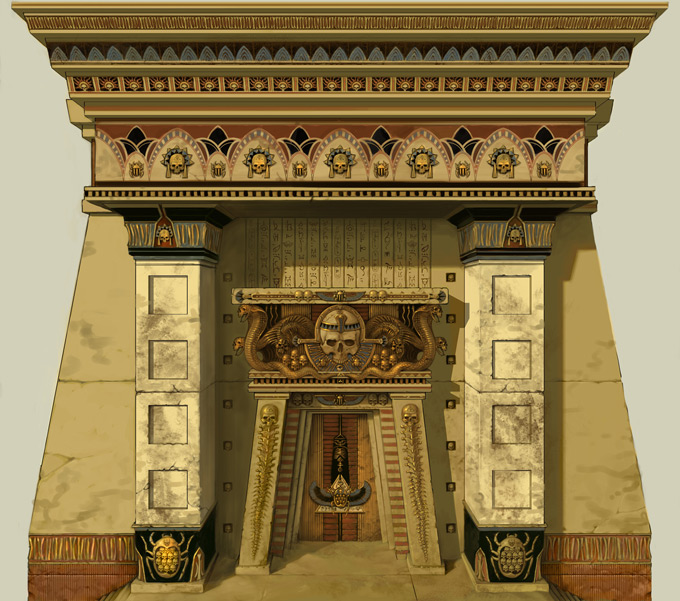 Texture and Lighting: egyptian tomb project (midterm)