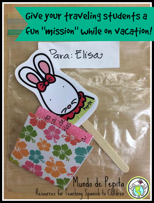 Students going on vacation? Give them a 'special mission' to accomplish ...