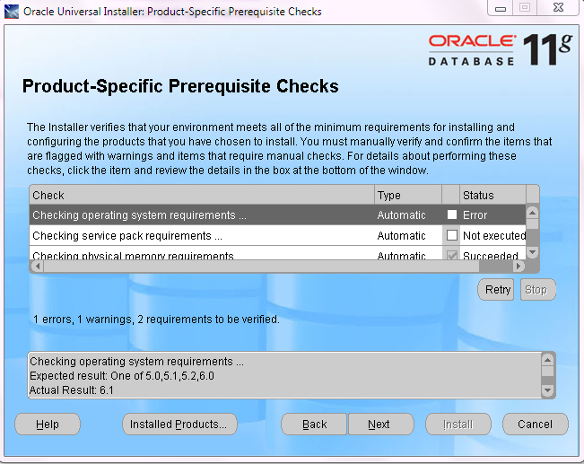 TIBCO :: THE POWER OF NOW :: POWER TO YOU: Oracle 11G R1 Installation