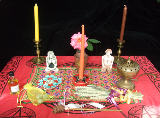 A bad witch's blog: My Lammas Altar Set Up - Deciding What to Celebrate