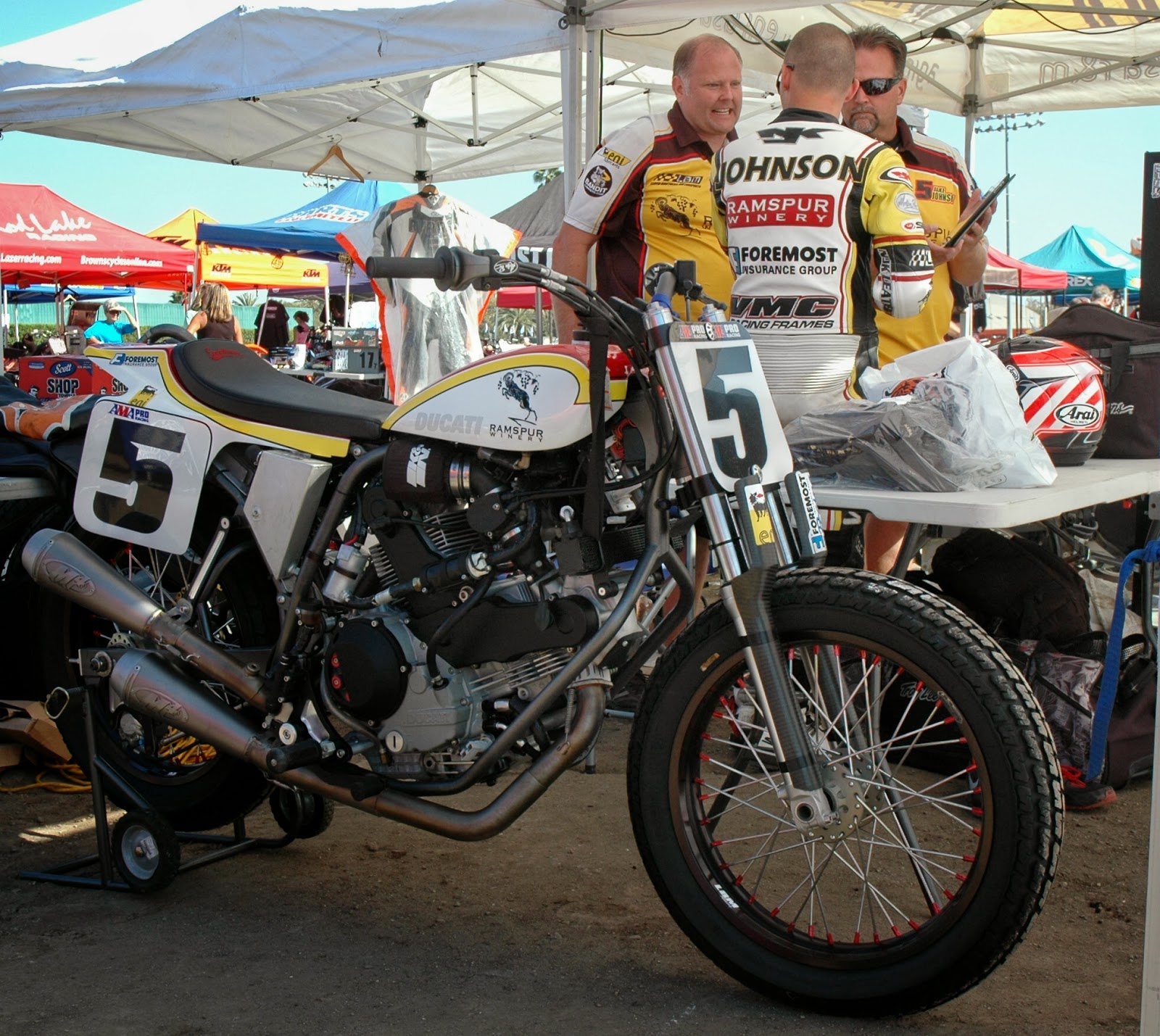 POPPA WHEELIE: Jake Johnson National #5 ENI - RAMSPUR WINERY- FOREMOST ...