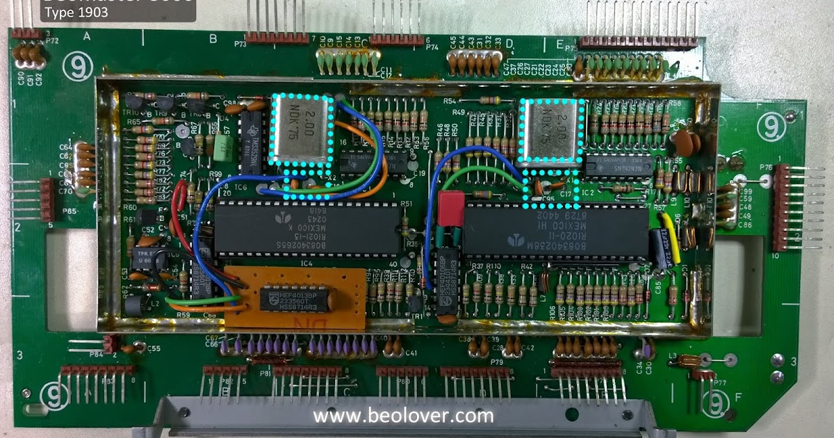 beolover: Canada Beomaster 8000: Microcomputer Board Completed