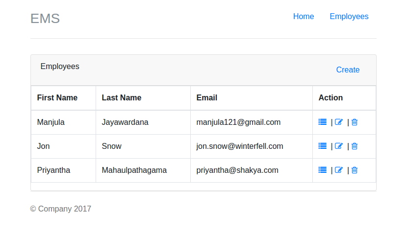 Creating views with EJS