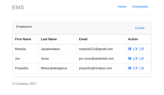Creating views with EJS
