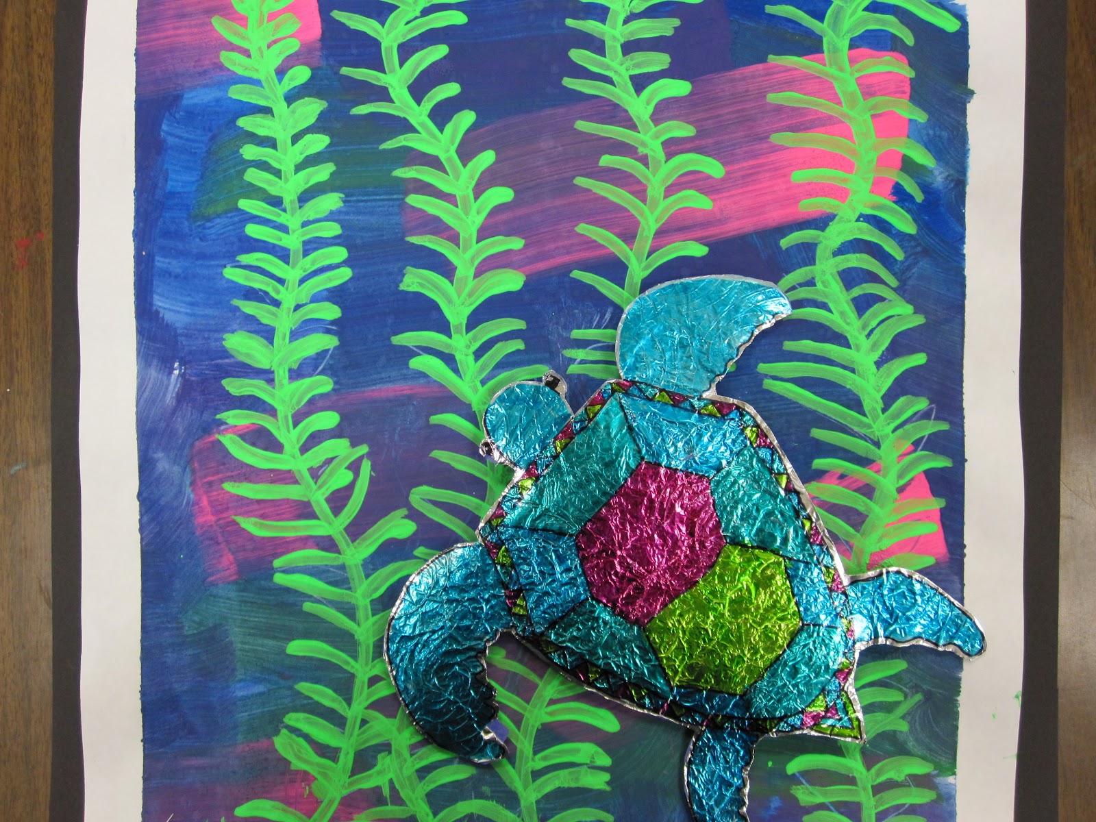 Lake and Hartville Elementary Art: Tin Foil Turtles