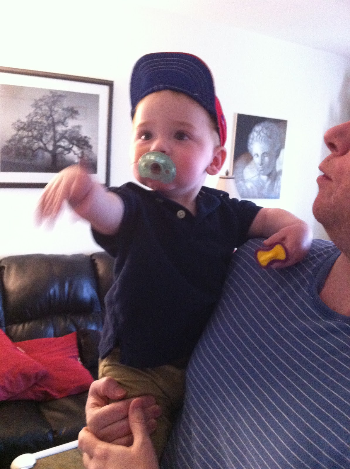 Aidan... With Eos: Feeding Tube: Tube Day