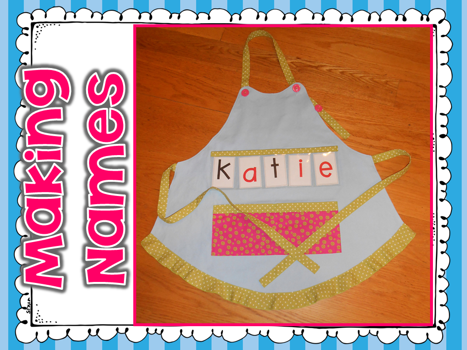 KinderGals: Teaching Words with the Show and Tell Apron