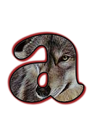 Alfabeto realista de lobos. - Oh my Alfabetos!