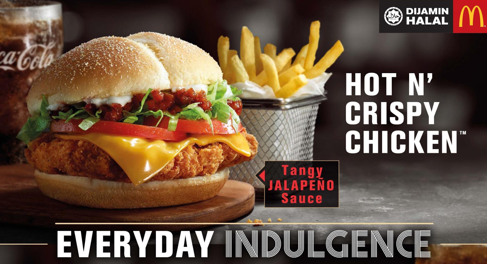 Harga Hot N' Crispy Chicken Burger McD