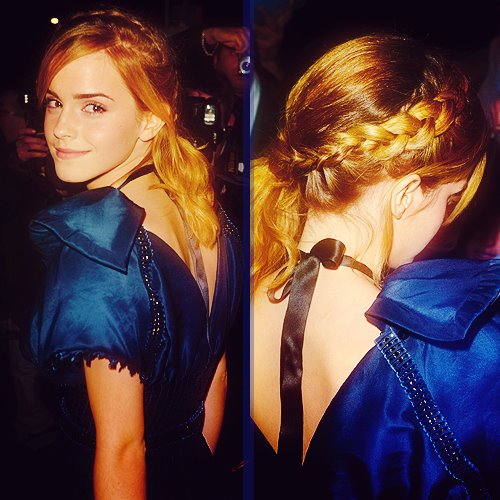 Emma Watson: Emma Watson in Blue