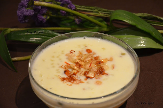Su's Recipes: Sago Pudding