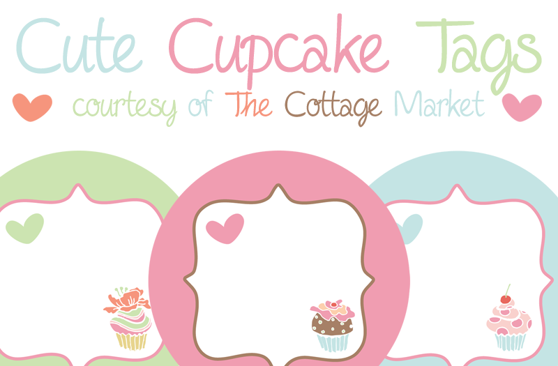 The Graphic of the Day Free Adorable Cupcake tags or Labels - The ...