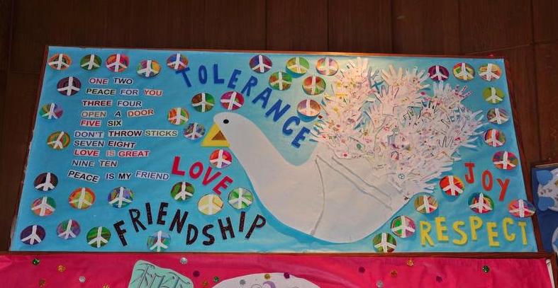 Early Childhood Education: OUR PEACE DAY WALL DISPLAY