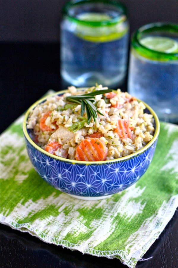 Your Southern Peach: Creamy Chicken and Rice Bowl