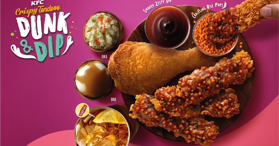 Dunk & Dip, Crunch & Repeat with KFC Dunk & Dip! ~ Dari Jari Jari Halusku