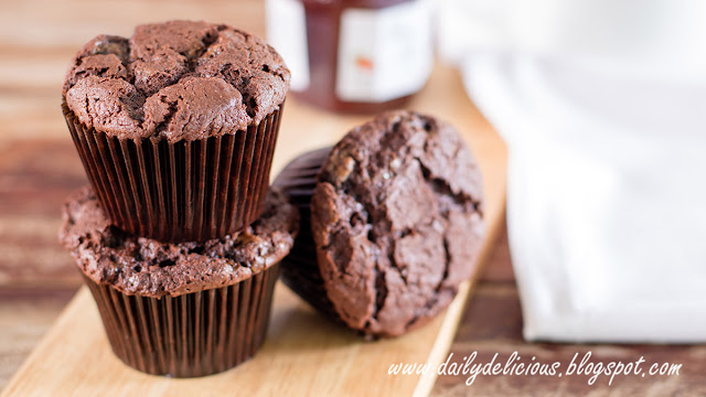 dailydelicious: EASY CHOCOLATE MUFFINS: 簡単チョコマフィン