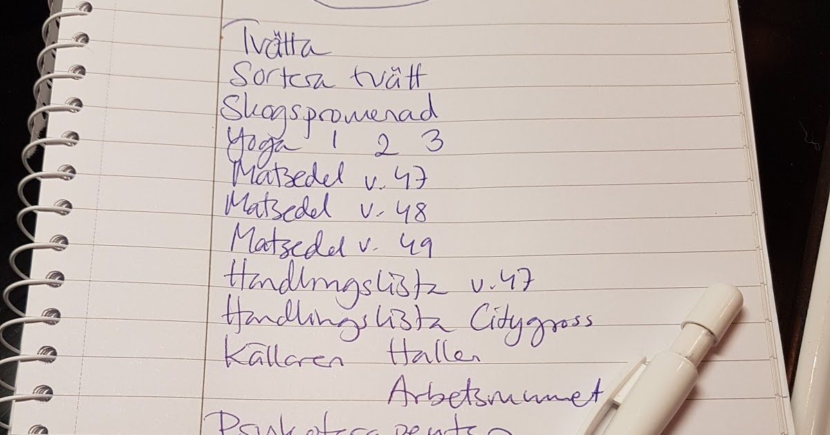 Listor, listor och listor