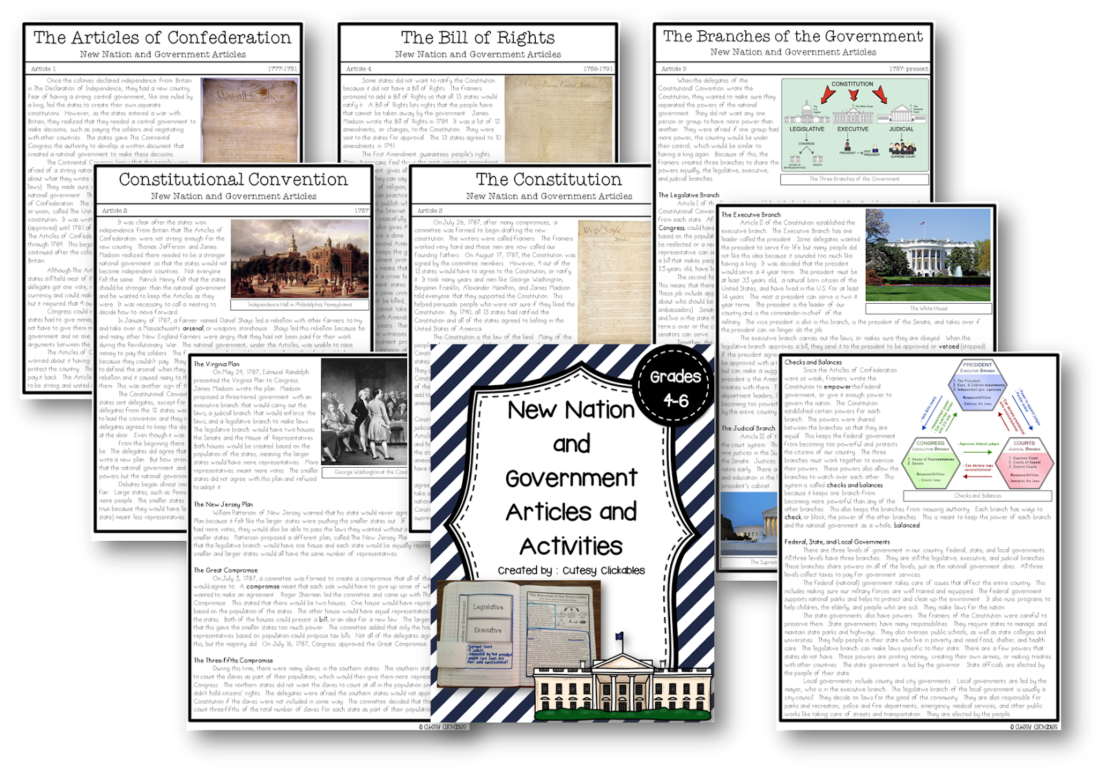 Collaboration Cuties: New Nation and Government Nonfiction Articles and ...
