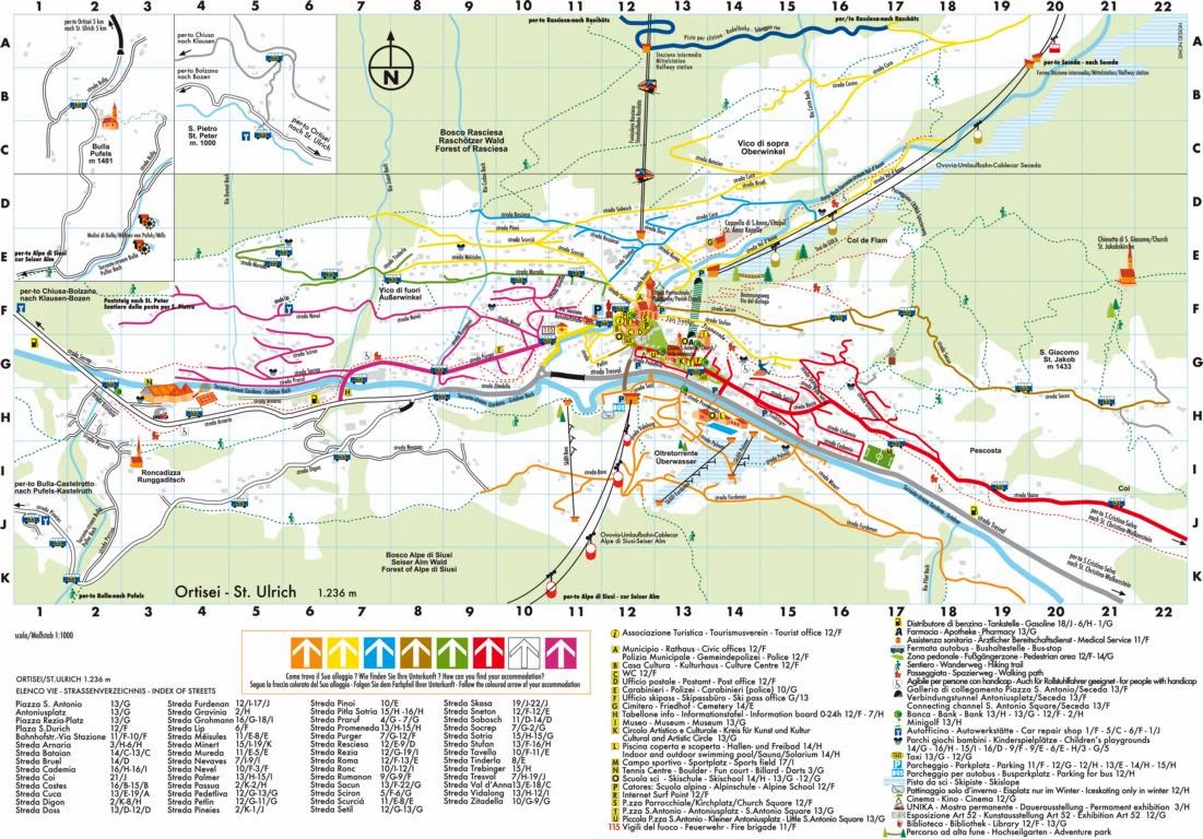 DOLOMITES Val Gardena: Vacanze a Ortisei – pittoresco capoluogo della ...